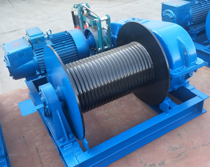 JM Series Electric Controlled Slow Speed Winch - Henan Xiqi Industrial ...